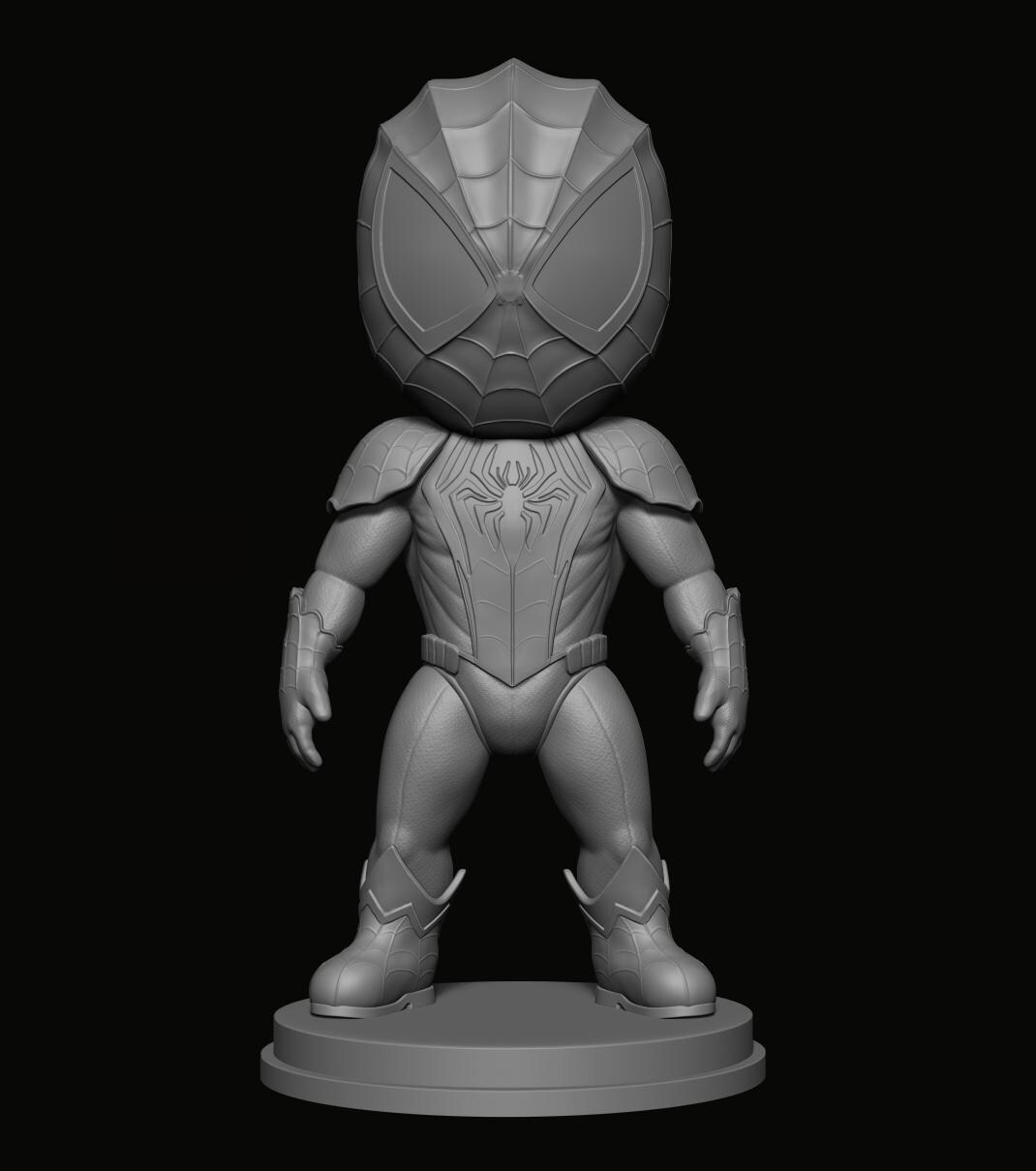 3D Chibi Baby Spider-man STL File: Detailed Design (digital Download ...