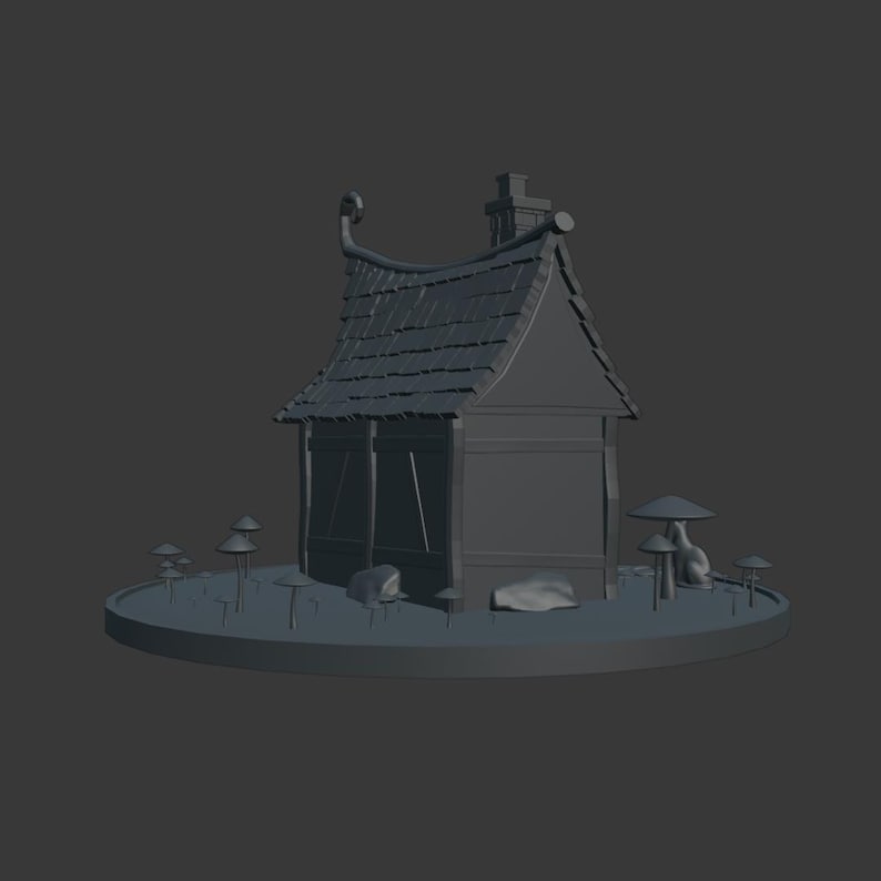 Old Village House 3D STL Files: Detailed Design (digital Download) - Etsy