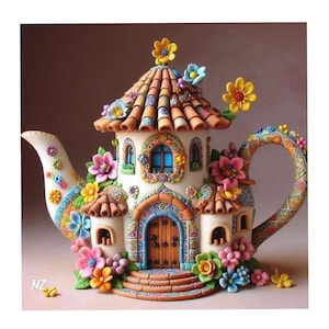 Teapot House 3D STL Files: Detailed Design (digital Download) - Etsy