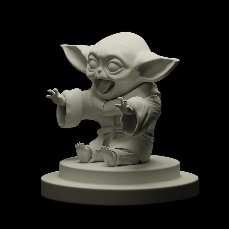 3D Baby Yoda STL File, Detailed Design (digital Download) - Etsy