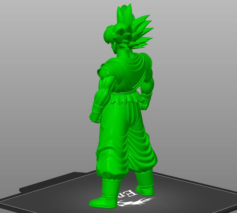 Goku - Dragon Ball 3D STL File: Detailed Design for 3D Printers ...