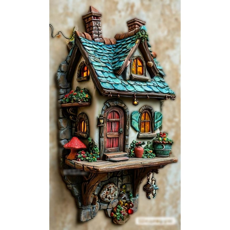 Gothic House 3d - Etsy UK