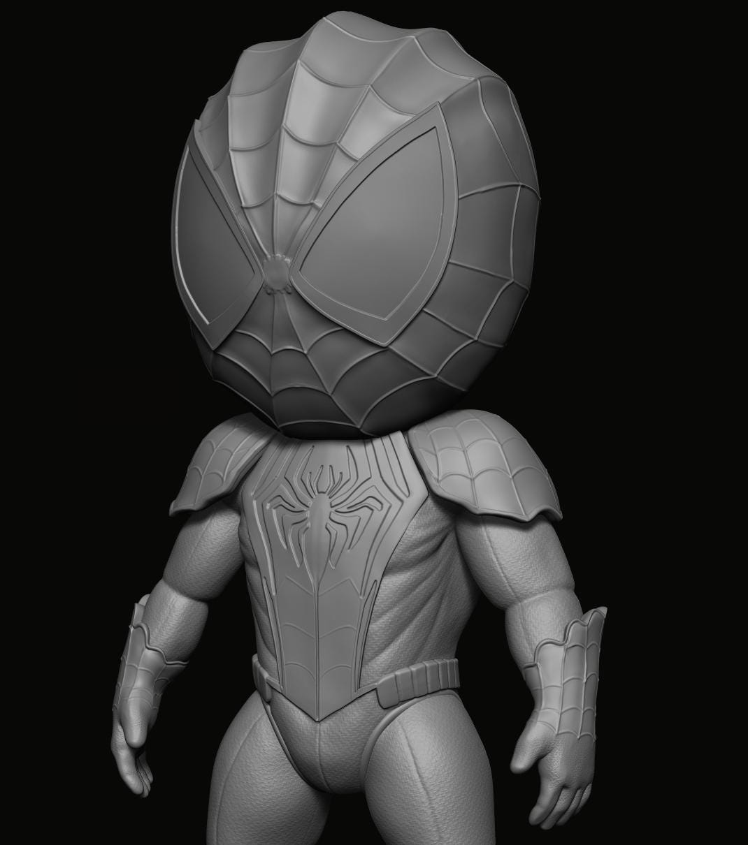 3D Chibi Baby Spider-man STL File: Detailed Design (digital Download ...