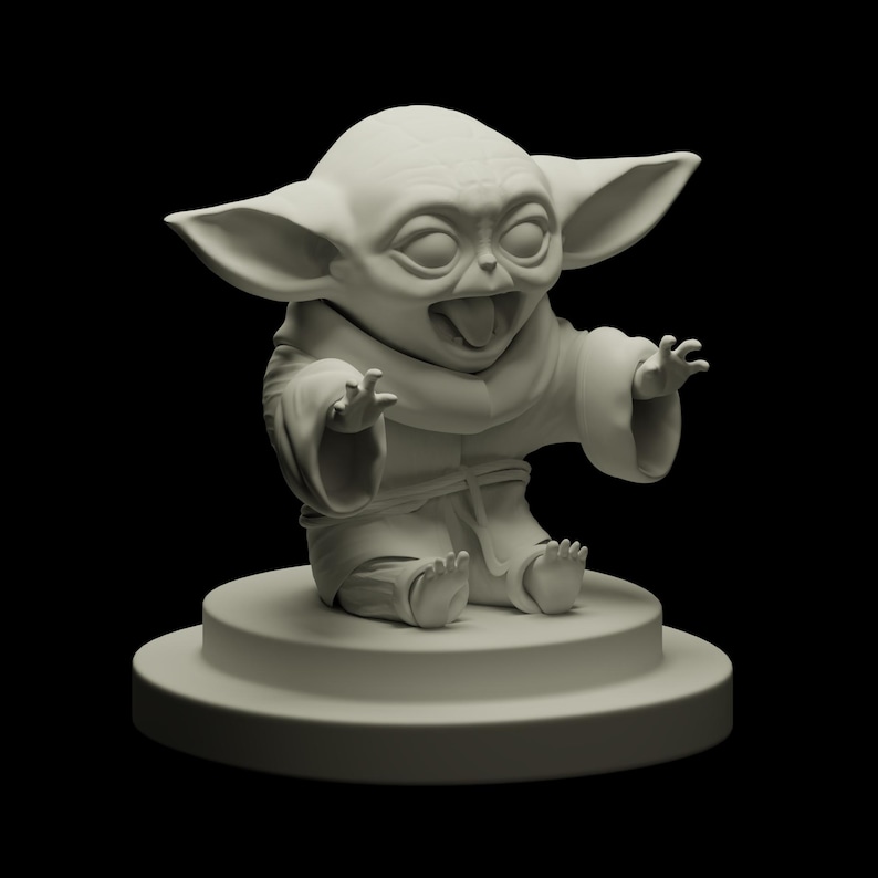 3D Baby Yoda STL File, Detailed Design (digital Download) - Etsy