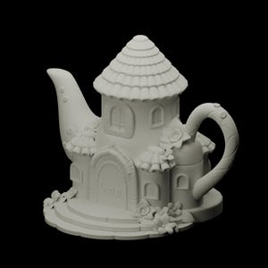 Teapot House 3D STL Files: Detailed Design (digital Download) - Etsy