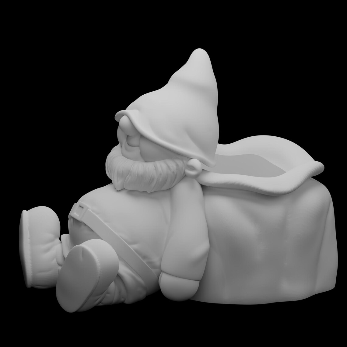 3d Sleepy Uncle Planter Pot, 3D STL Files, Detailed Design and High - Etsy