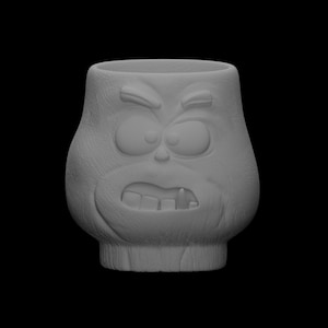 3d Planter Pot Heads, 3D STL Files, Detailed Design and High - Etsy