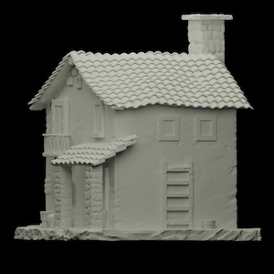 Old Village House 3D STL Files: Detailed Architecture (digital Download ...