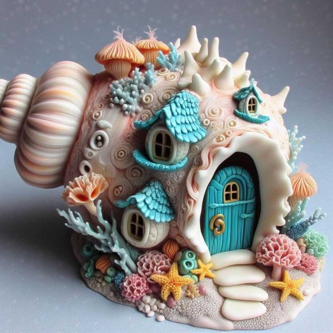 Seashell House 3D STL Files, Detailed Design and High Quality - Etsy UK