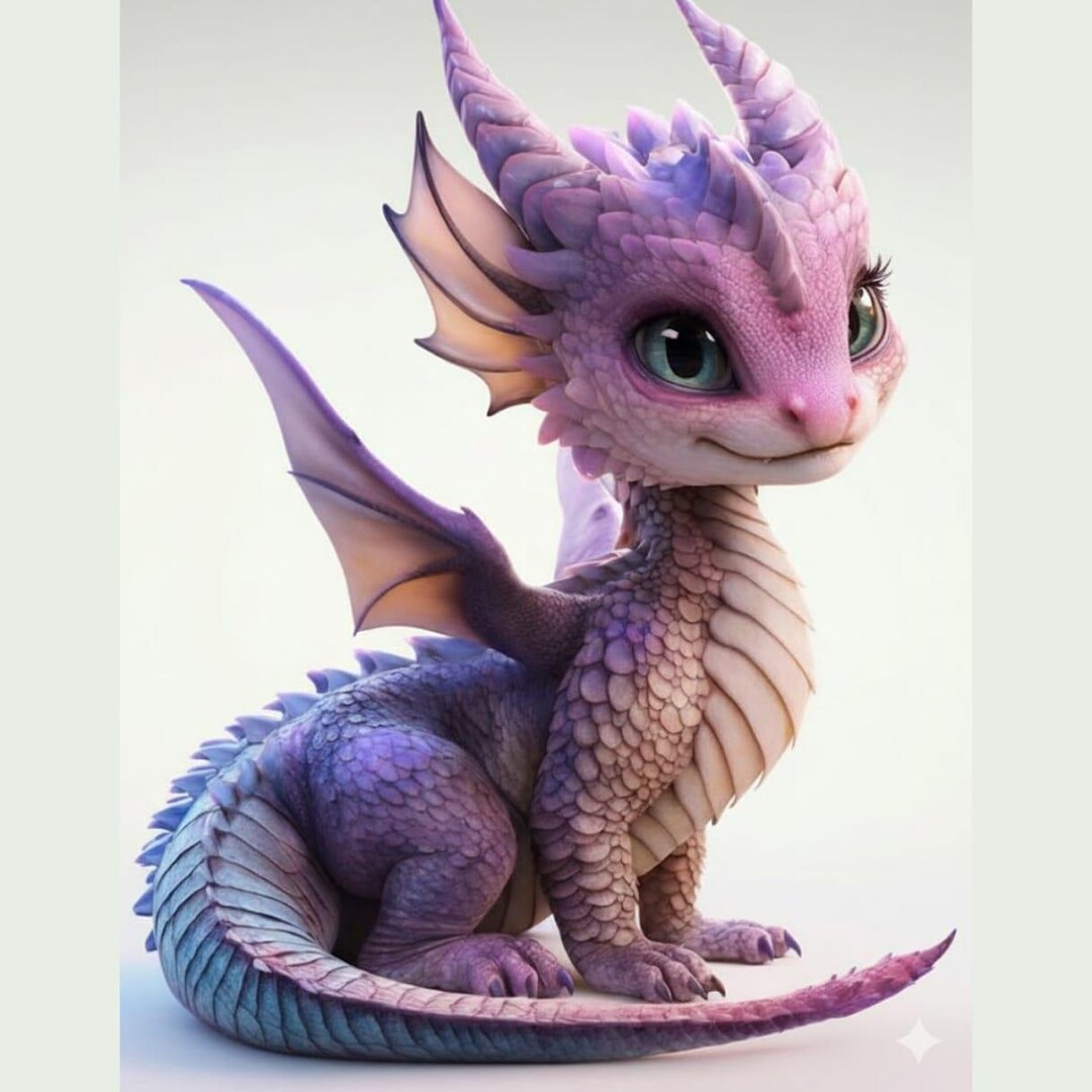 3D Baby Dragon STL Files: Detailed Design (digital Download) - Etsy