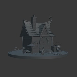 Old Village House 3D STL Files: Detailed Design (digital Download) - Etsy