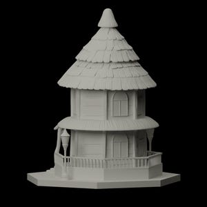 3D Wooden House STL Files: Detailed Design (digital Download) - Etsy