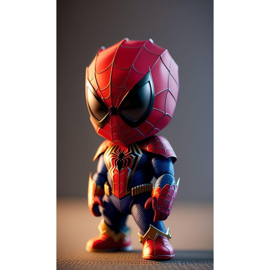 3D Chibi Baby Spider-man STL File: Detailed Design (digital Download ...