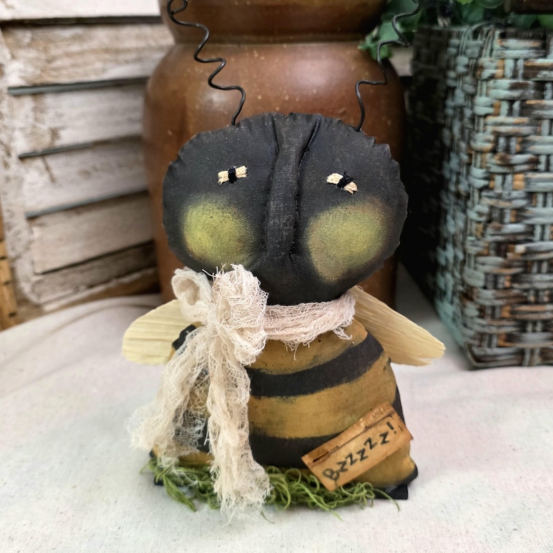Primitive Bee Doll Handmade - Etsy