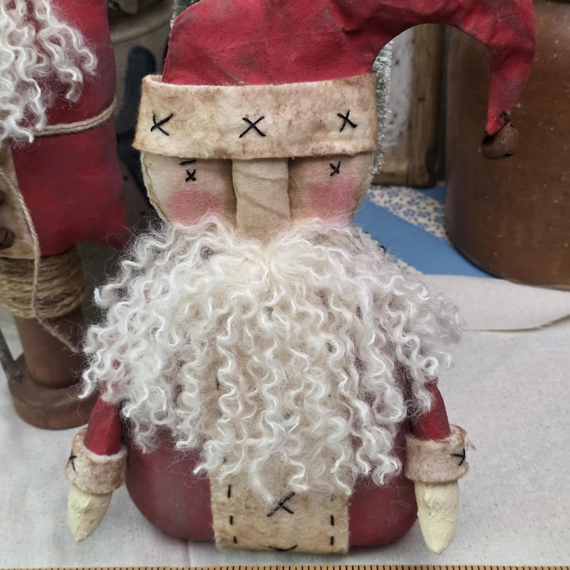 Primitive Santas - Etsy