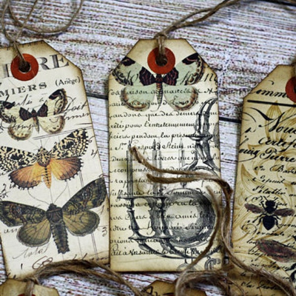 Vintage Style Tags - Etsy