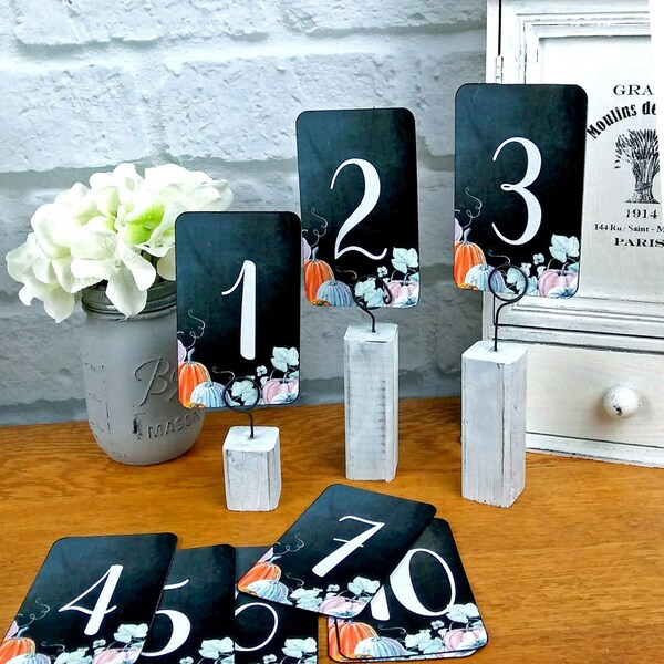 Rustic Table Numbers - Etsy