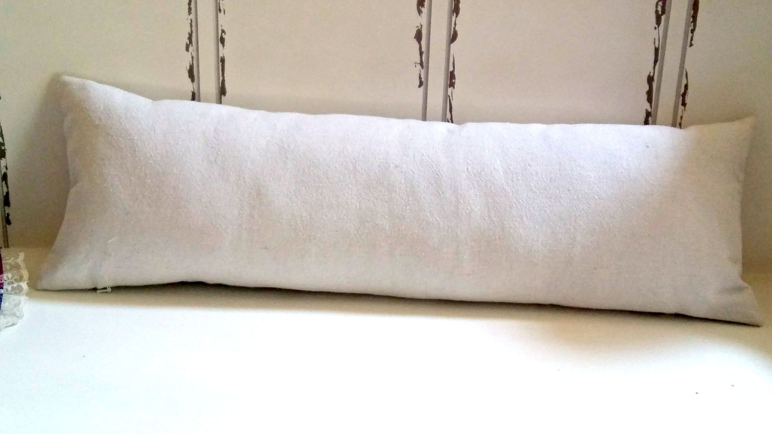 Home Sweet Home Pillow Lumbar Bench Long Narrow Cushion | Etsy