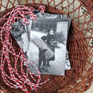 Vintage Inspired Christmas Gift Tag Set Antique Holiday 134841 - Etsy