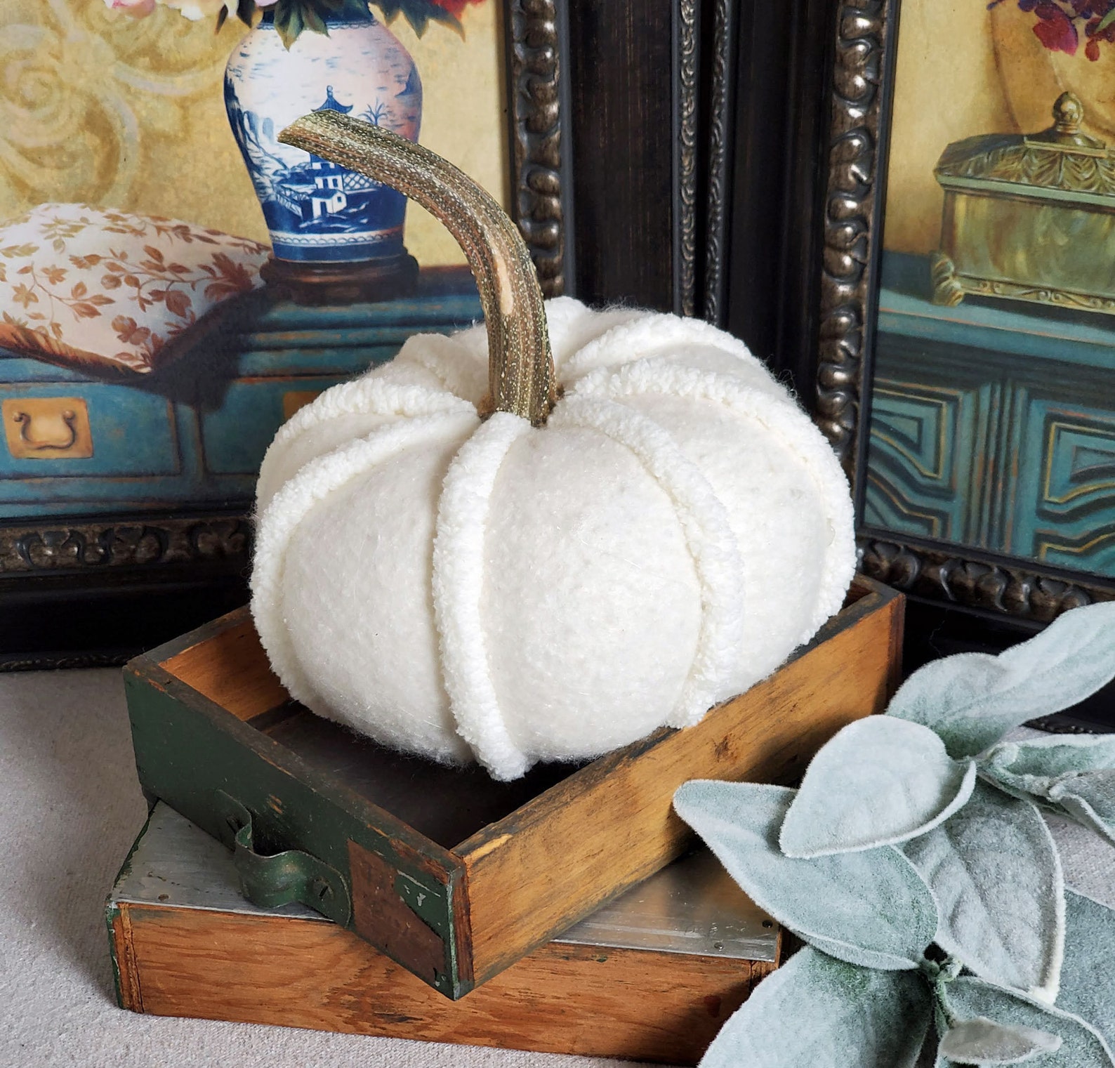 White Pumpkins Bumpy Whites Soft Fabric Natural Look - Etsy