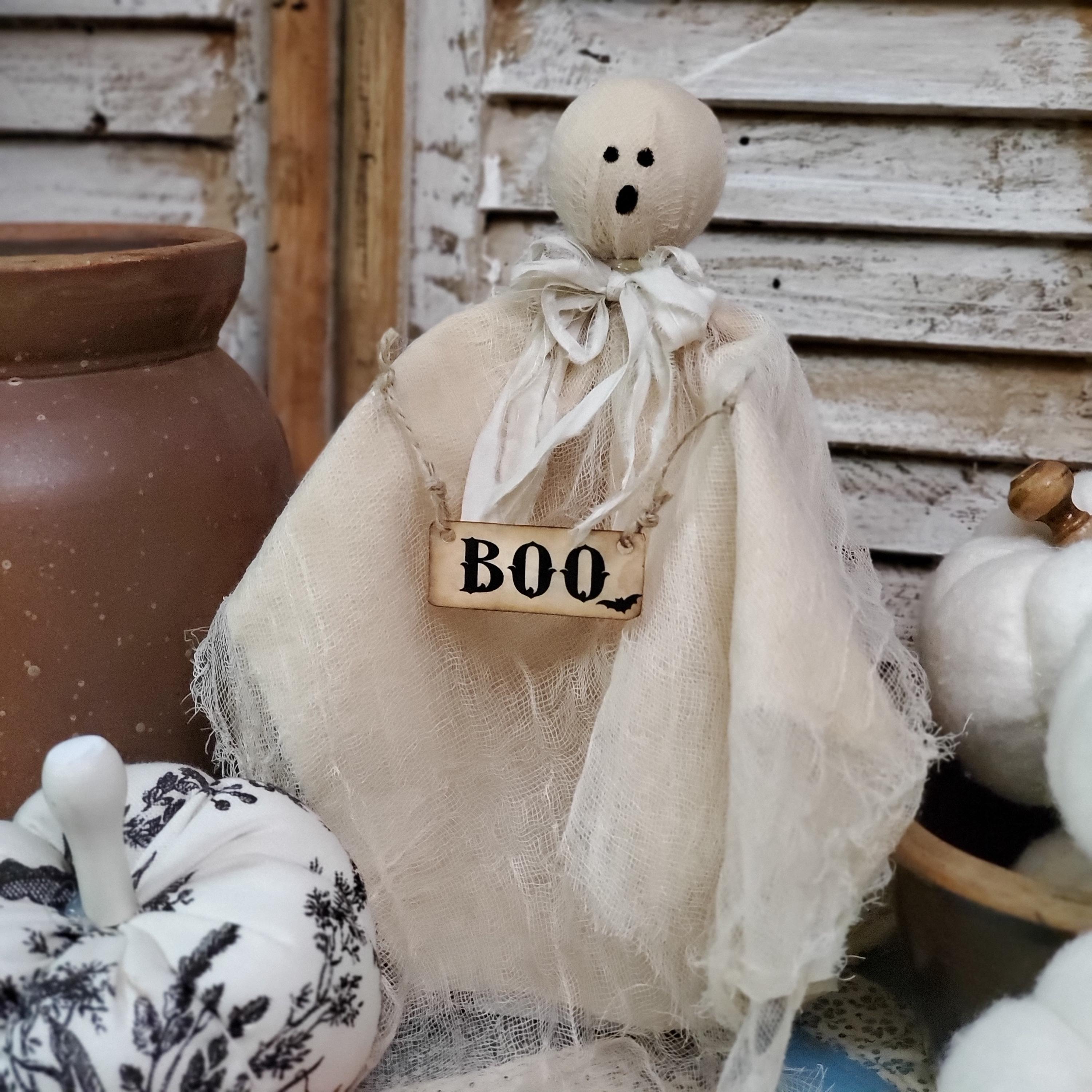 Halloween Decor - Standing Boo Ghost - Table Top Figure - Etsy