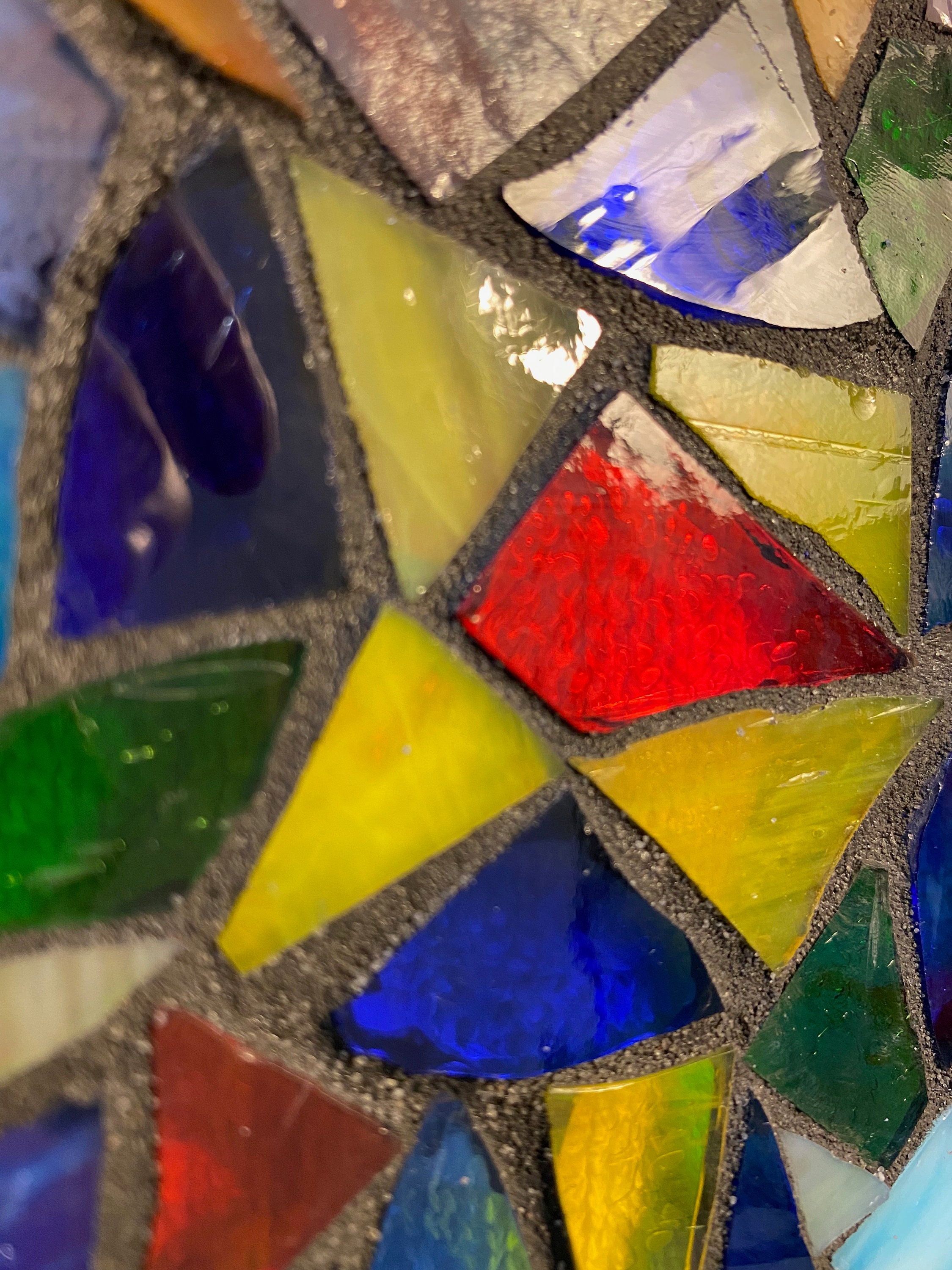 Shards Stained Glass Mosaic Window Art - Etsy