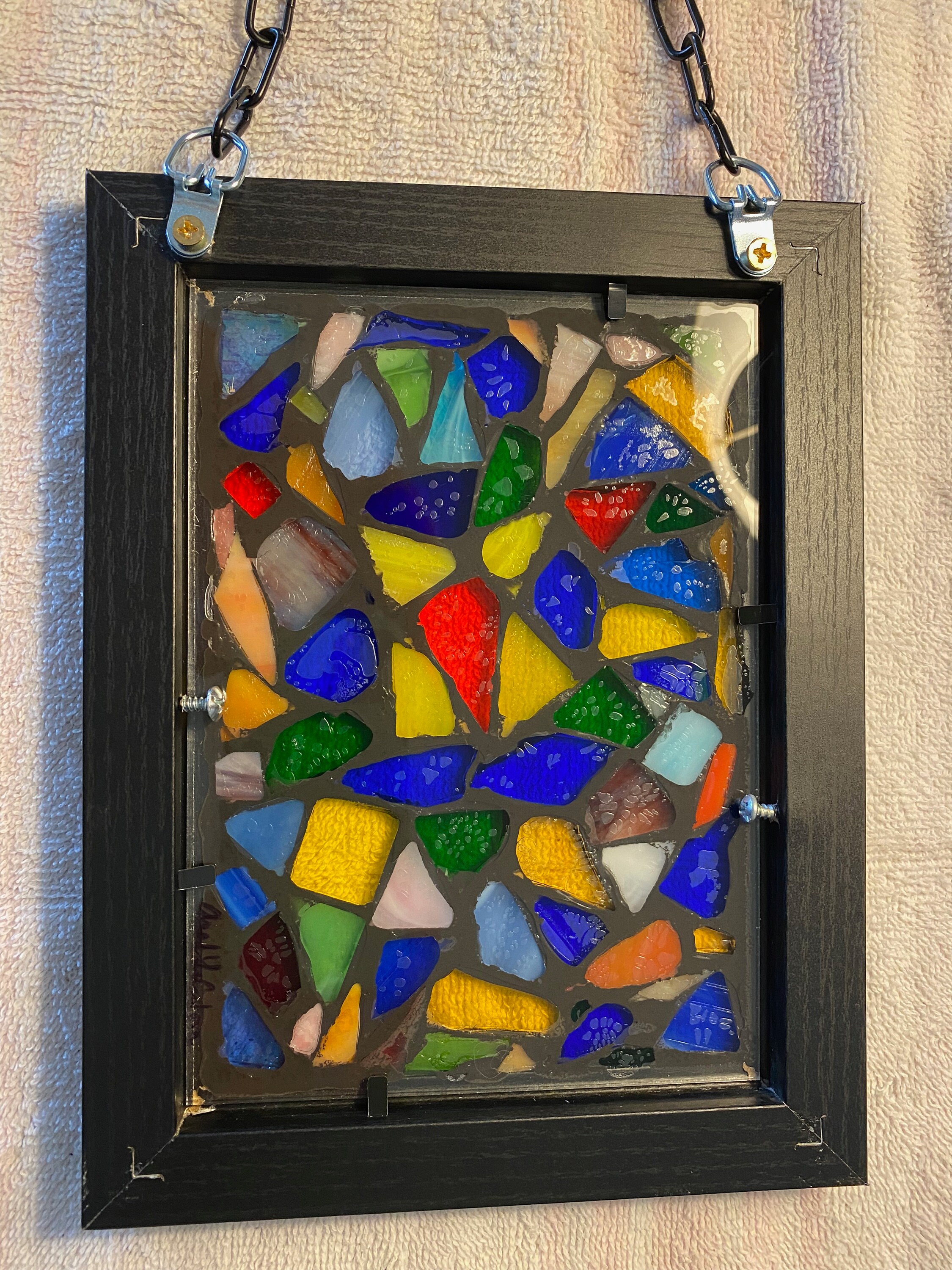 Shards - Stained Glass Mosaic Window Art - Etsy