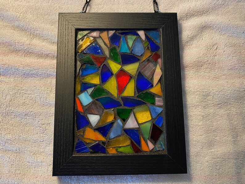 Shards - Stained Glass Mosaic Window Art - Etsy
