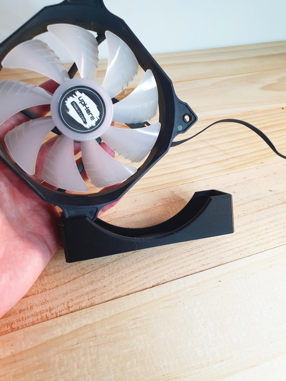 120mm PC Fan Stand: External Cooling for Keyboard & Desk - Etsy