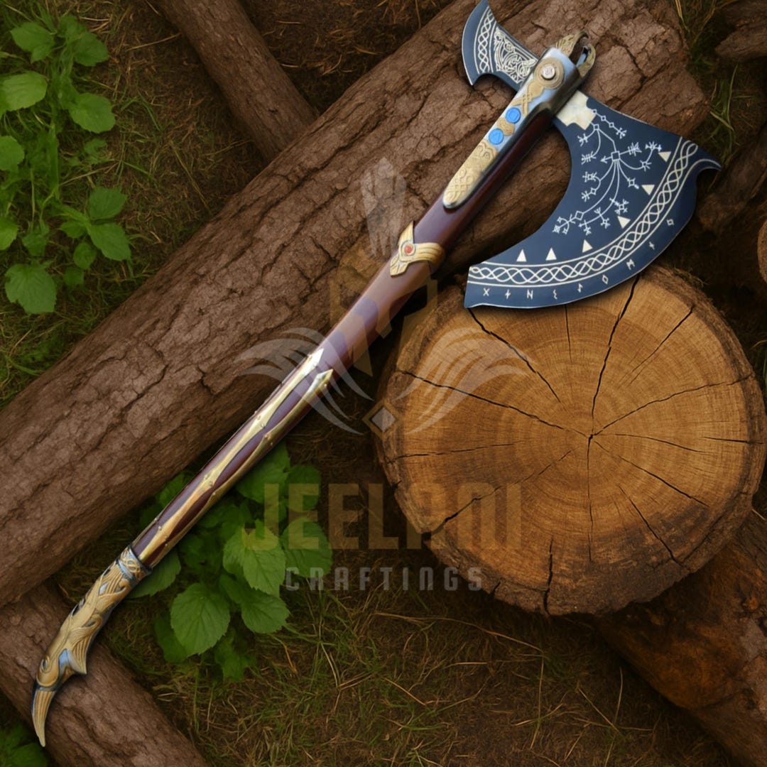 Tesla Forged God of War - God of War Kratos Leviathan Axe, Scandinavian ...