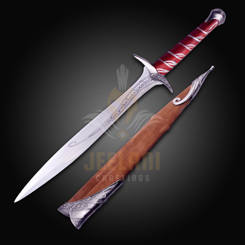 King Aragorn Anduril Sword of Narsil Strider - LOTR High Quality Stainless Steel Construction ...