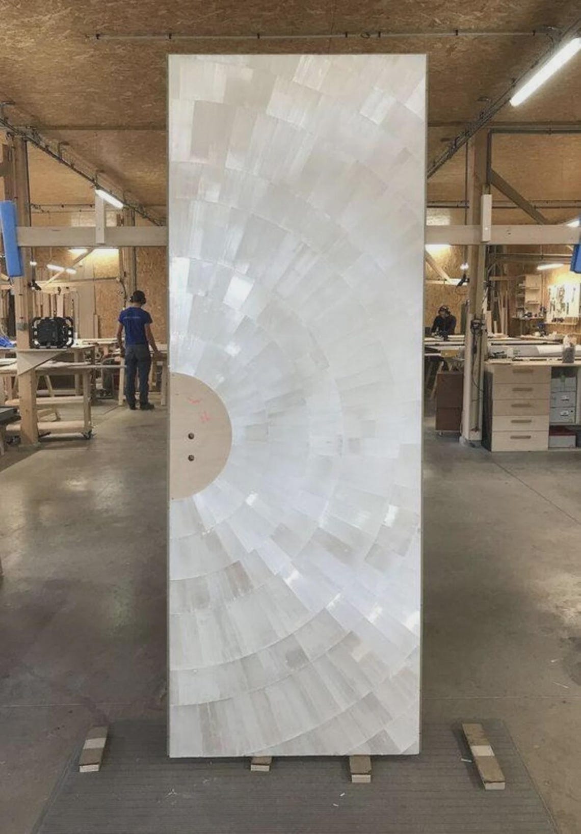 Luxury Selenite Wall Panels - Natural Crystal Stone, Elegant Home Decor ...