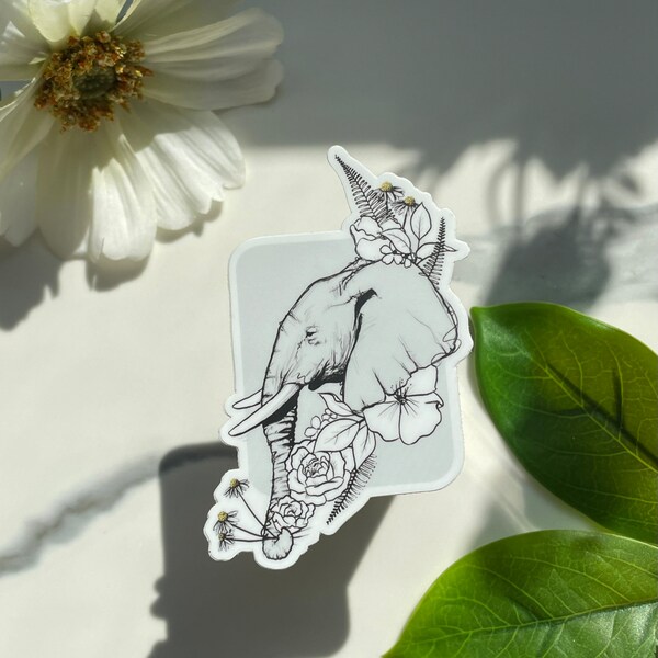 White Elephant Stickers - Etsy
