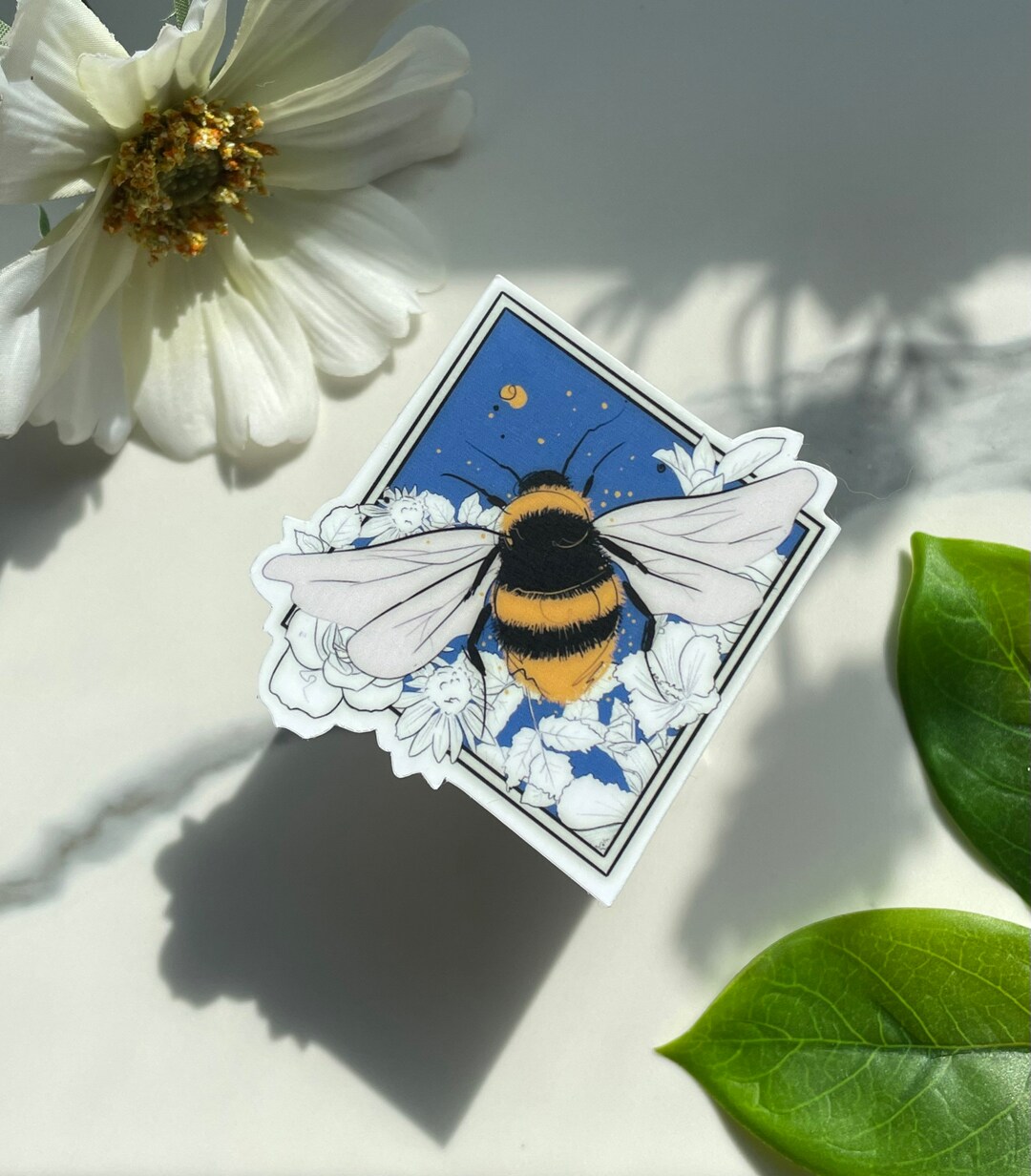 Bee Sticker or Magnet, Bumblebee Sticker, Bug Magnet, Laptop Sticker ...