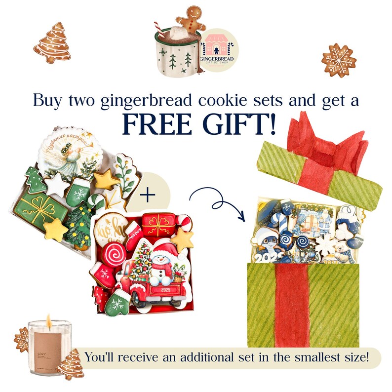 Sweet Christmas Gifts, Gingerbread Cookies, Holiday Cookie Assortment ...