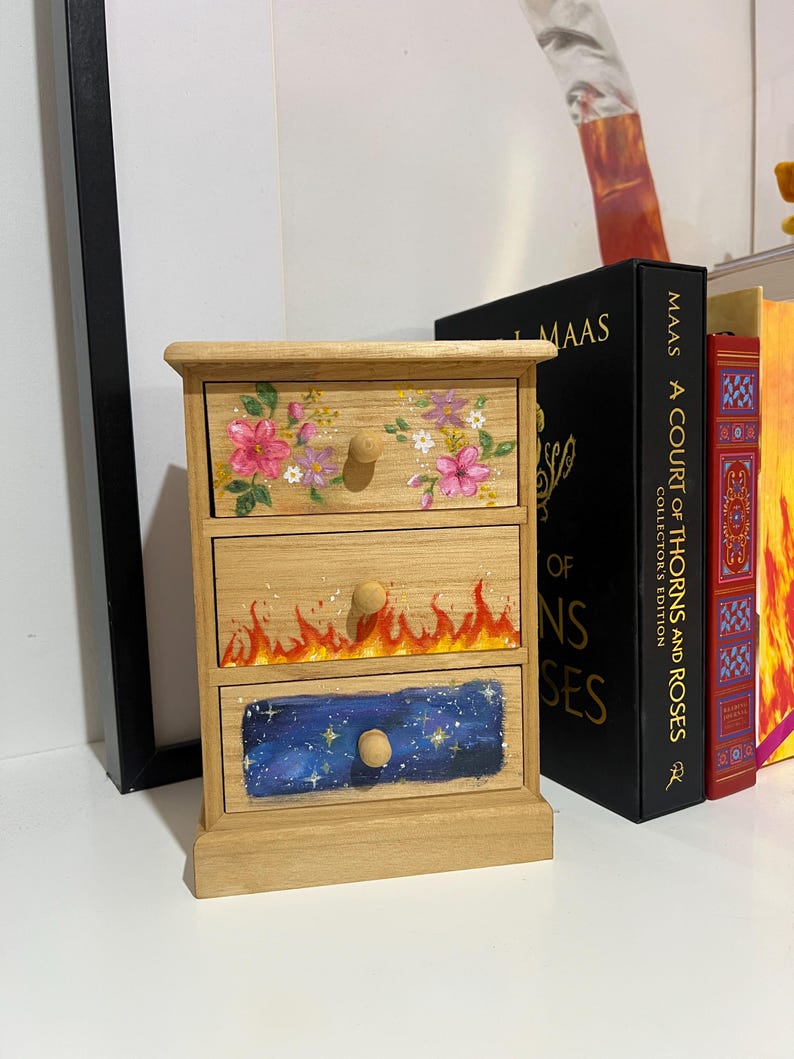 ACOTAR Archeron Drawers/ Dresser - Hand Painted - Etsy