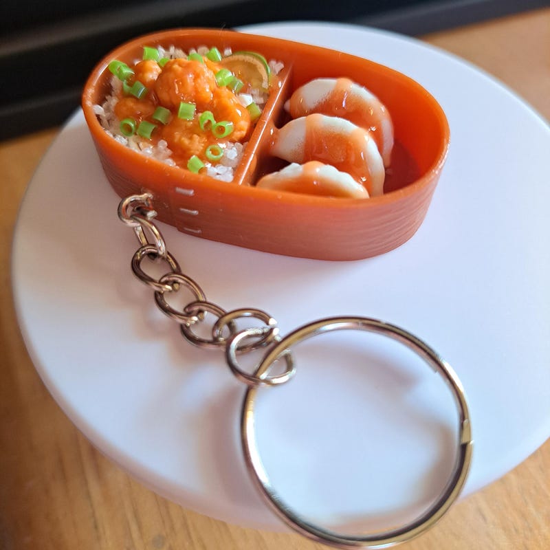 Food Keychain - Etsy