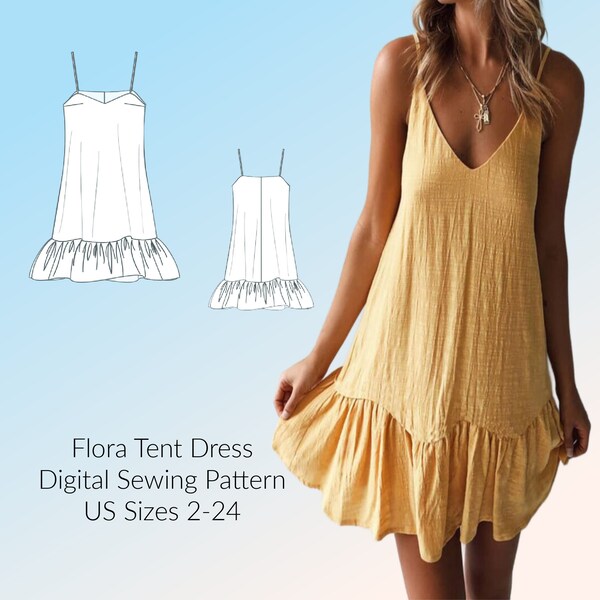 Tent Dress Pattern - Etsy