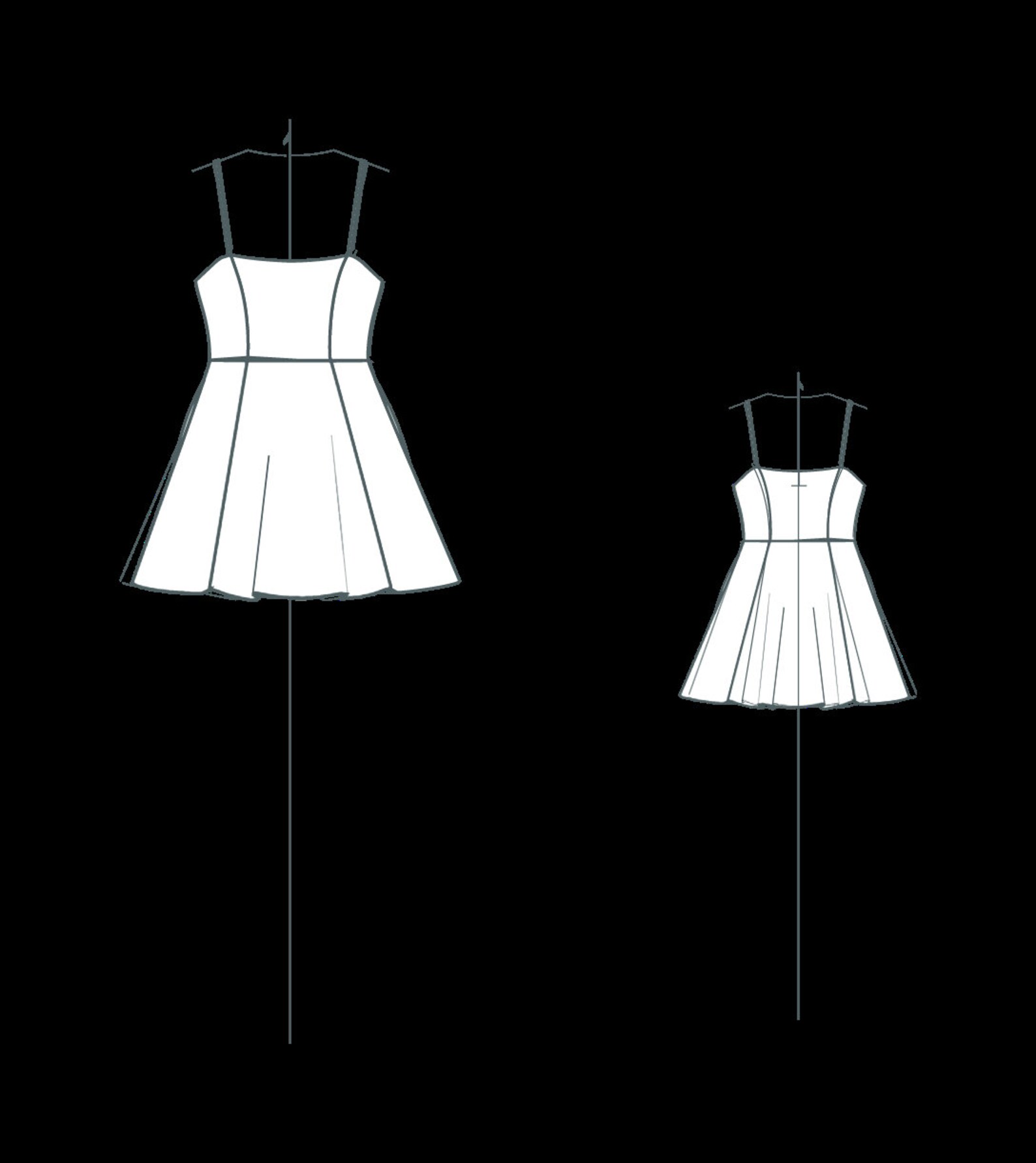 Spaghetti Strap Dress, Dress With Pockets, Flowy Skirt, Party Dress ...