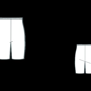 Dina Bike Shorts Digital Sewing Pattern, US Sizes 2-24, DIGITAL Pattern ...