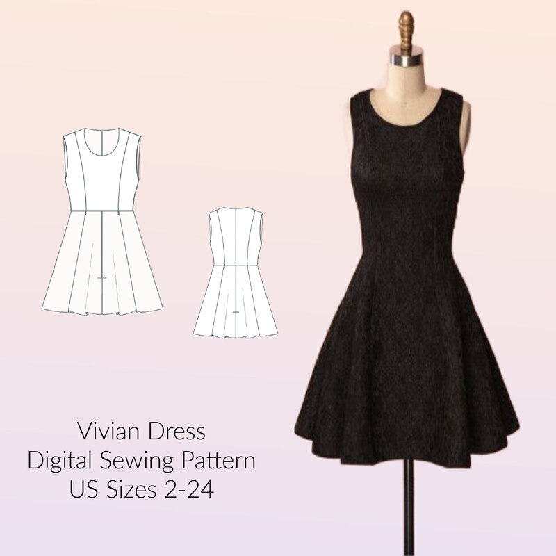 Panel Dress Pattern - Etsy