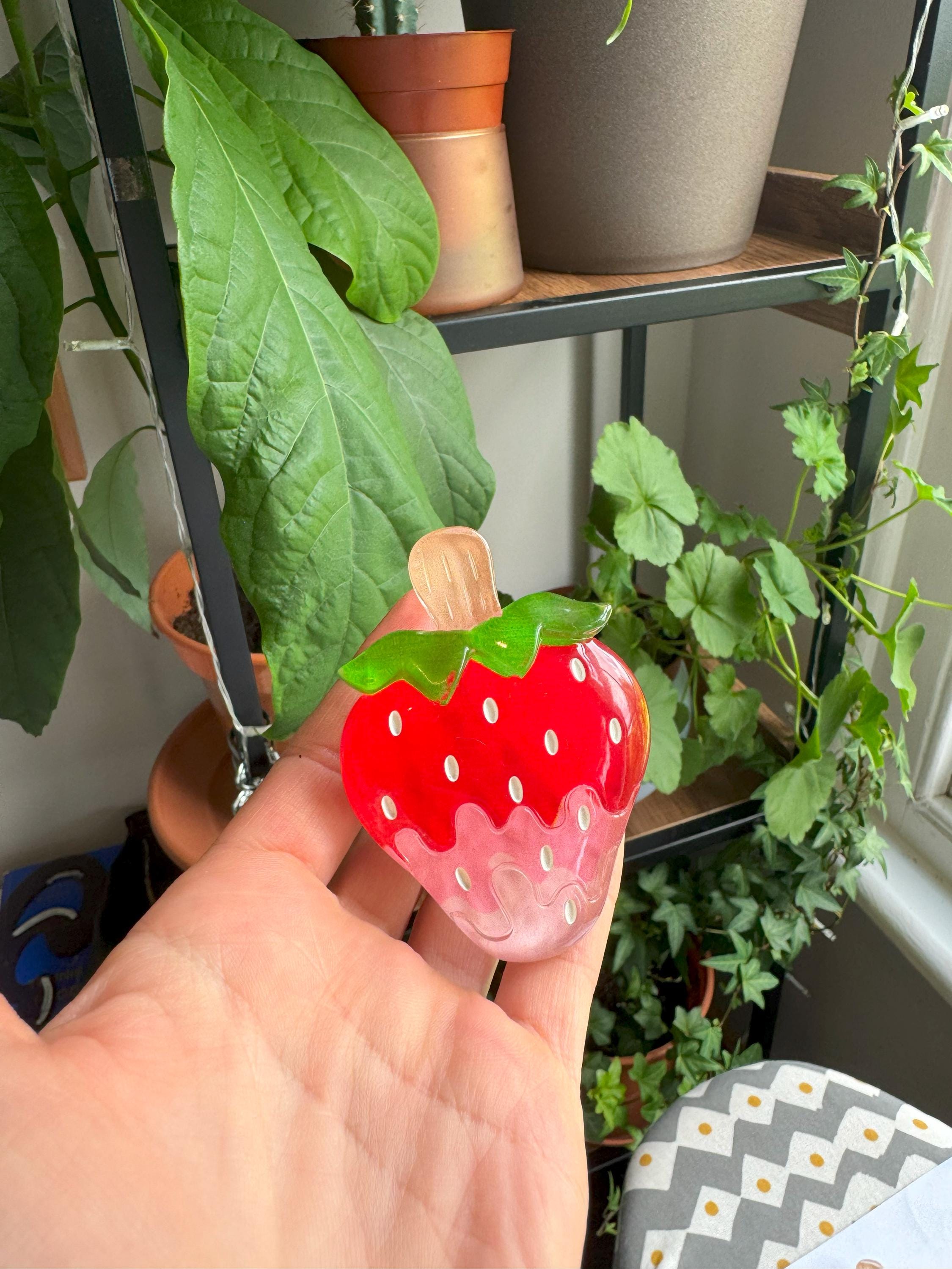 Cute Strawberry Phone Grip, Mobile Accessory, Phone Stand - Etsy
