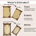 Vintage Scroll Wedding Invitation Template: Editable Elegant Design - Etsy