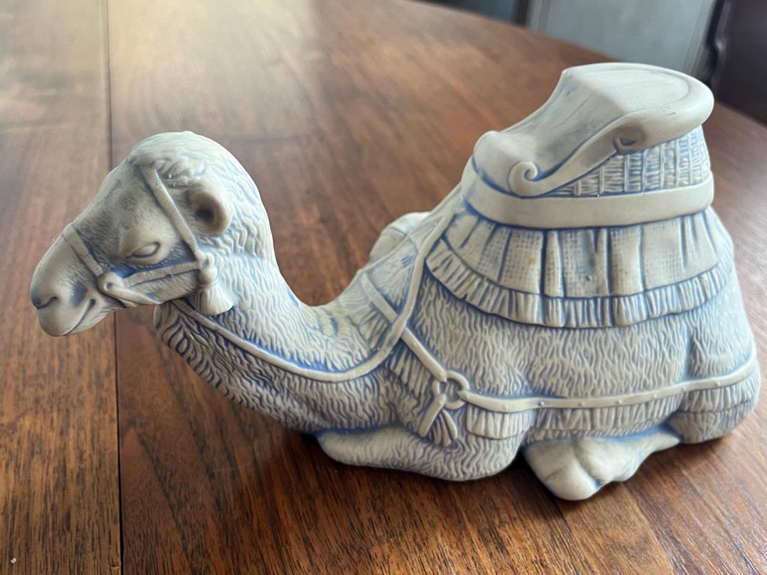 Vintage Ceramic Camel Figurine - Etsy