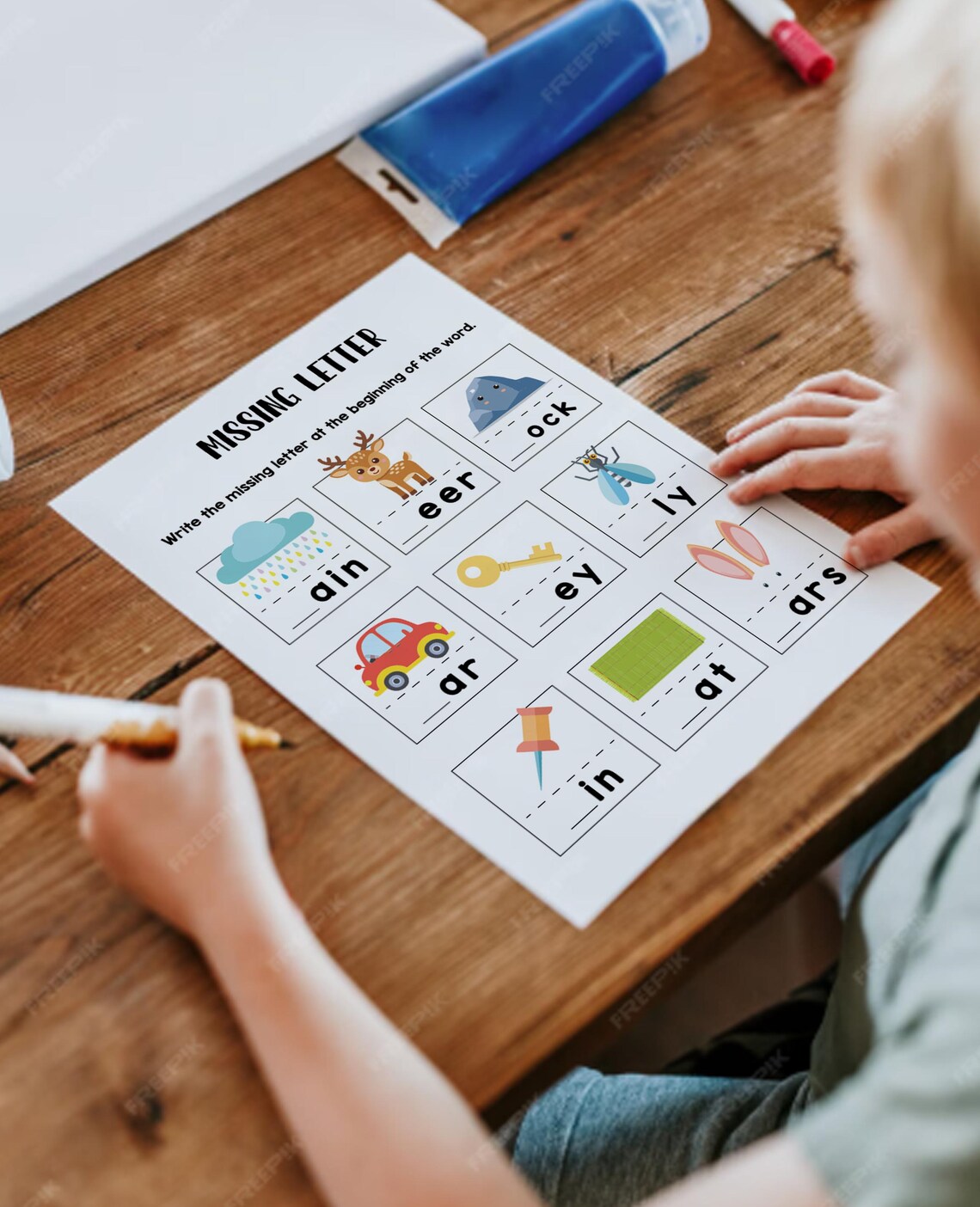 CVC Words Fill-in-blanks: Phonics Flashcards (digital Download) - Etsy ...