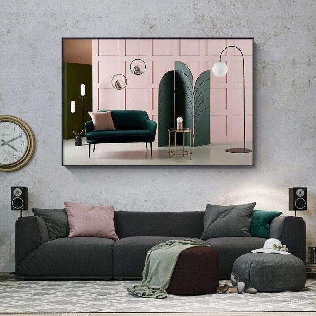 Nordic Morandi Canvas Poster Prints Modern Interior Design - Etsy