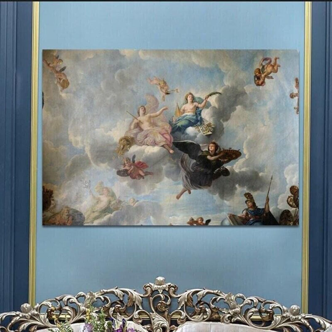 Famous Painting Figure the Royal Magnificence Oil Canvas Painting ...