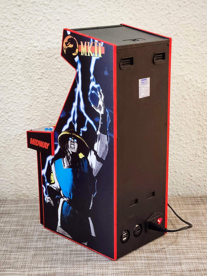 1/4 Scale Mortal Kombat II Arcade Cabinet. Fully Functional Miniature ...