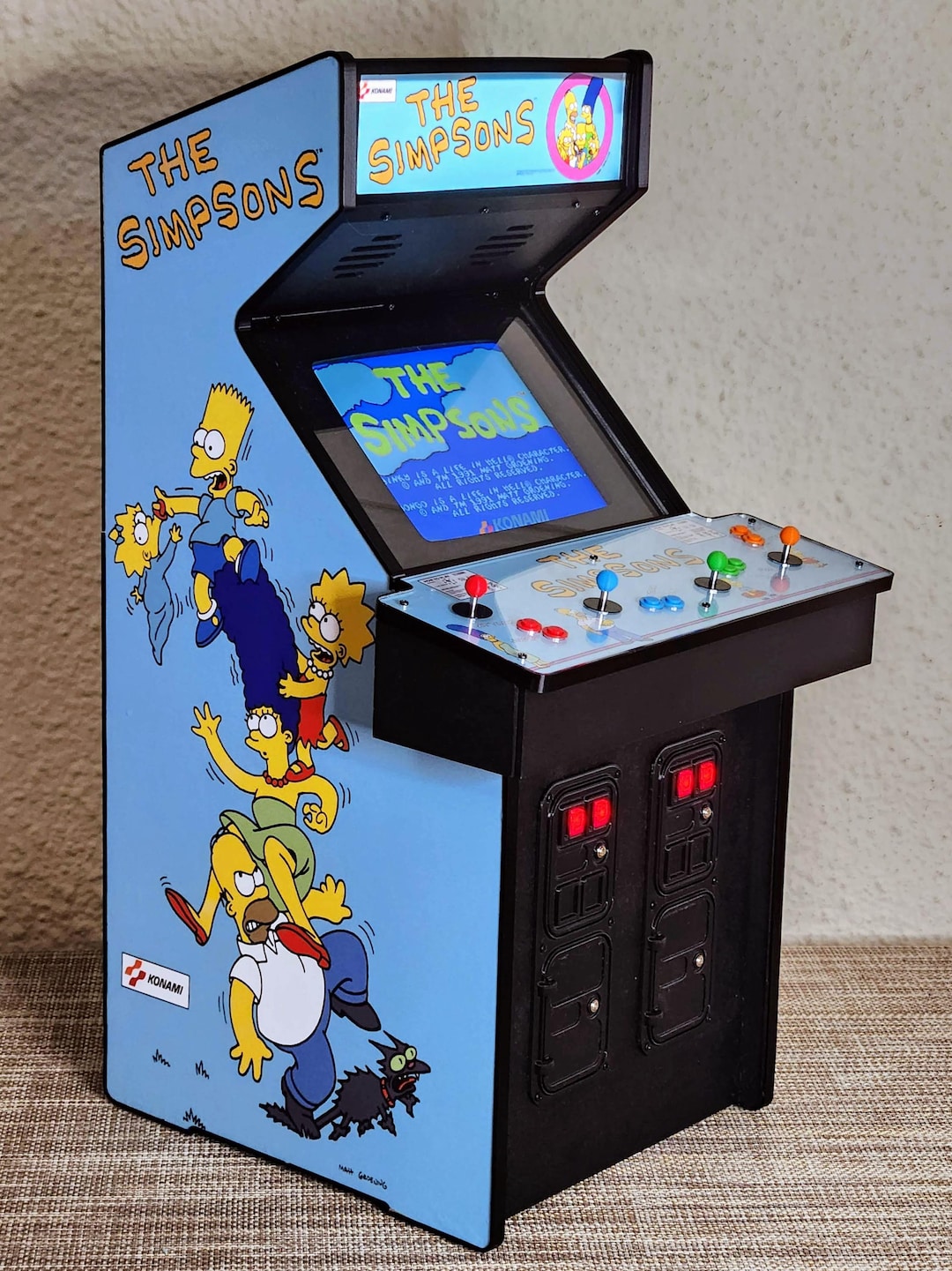 1/4 Scale the Simpsons Arcade Cabinet - Etsy
