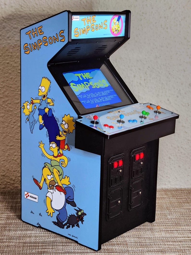 1/4 Scale the Simpsons Arcade Cabinet - Etsy